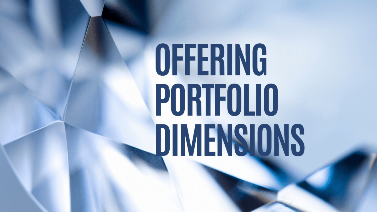 Ideas To Build Offering Portfolio – Which Offering Portfolio Dimensions ...